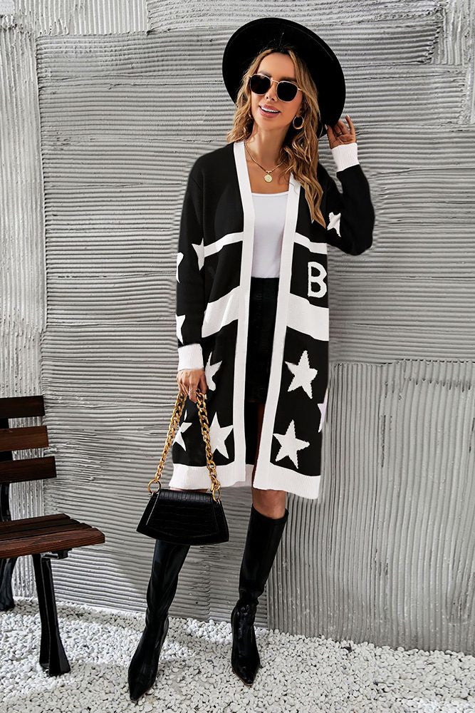 CARDIGAN - STAR CARDIGAN AT EM AND BOO. SHOP ONLINE NOW! – EM & BOO